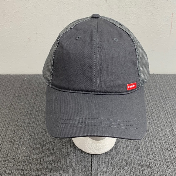 Hilti | Accessories | Hilti Trucker Hat Mens Adjustable Gray Mesh Back ...